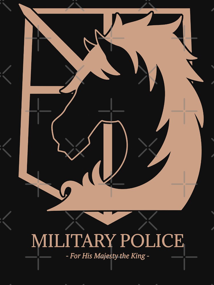 "Military police Aot Logo" T-shirt by nikmatulailu | Redbubble