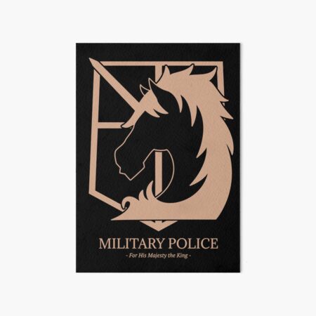 "Military police Aot Logo" Art Board Print for Sale by nikmatulailu ...