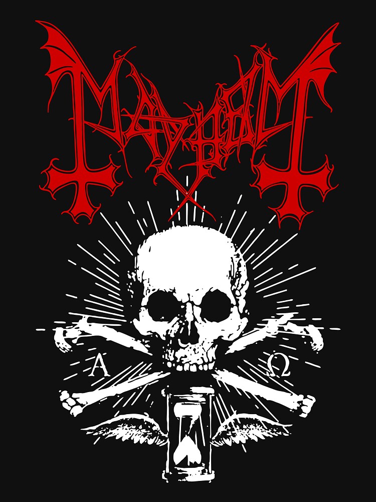 "MAYHEM BAND" T-shirt for Sale by kemmpjef | Redbubble | mayhem band t ...
