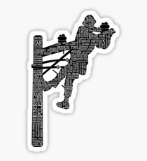 Lineman Stickers | Redbubble