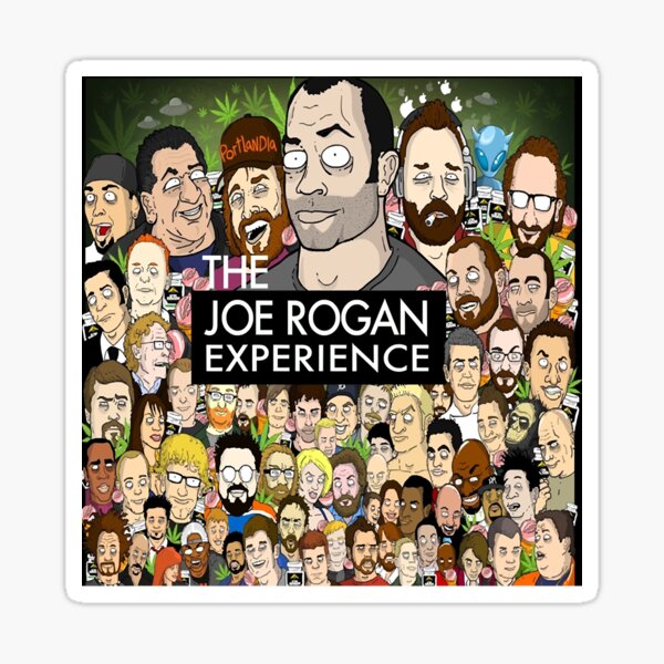 "Joe Rogan And The Alien Call Me" Sticker for Sale by JohnMooreui ...