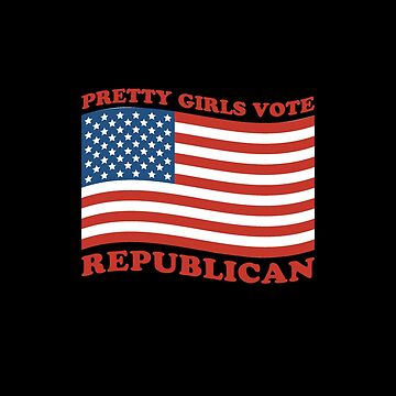 "Pretty Girls Vote Republican , Freedom, Republican Women's" Sticker ...