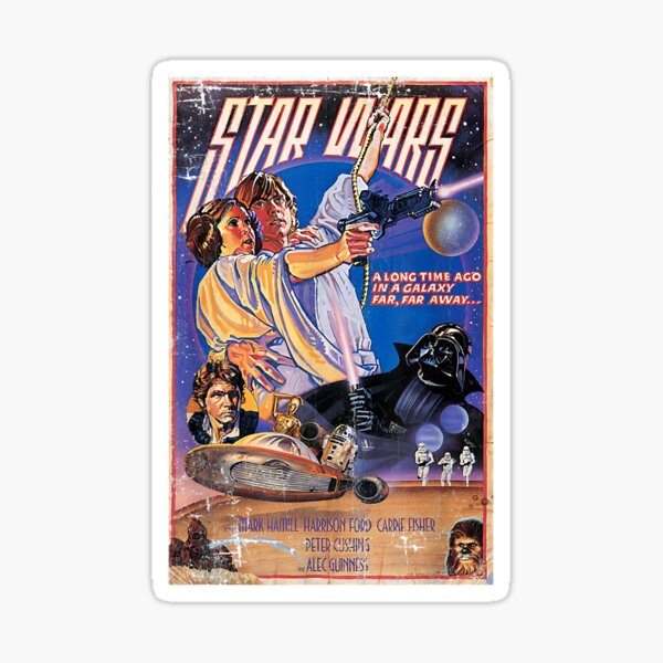 "Classic vintage movie poster essential t shirt" Sticker by ToddRich1 ...