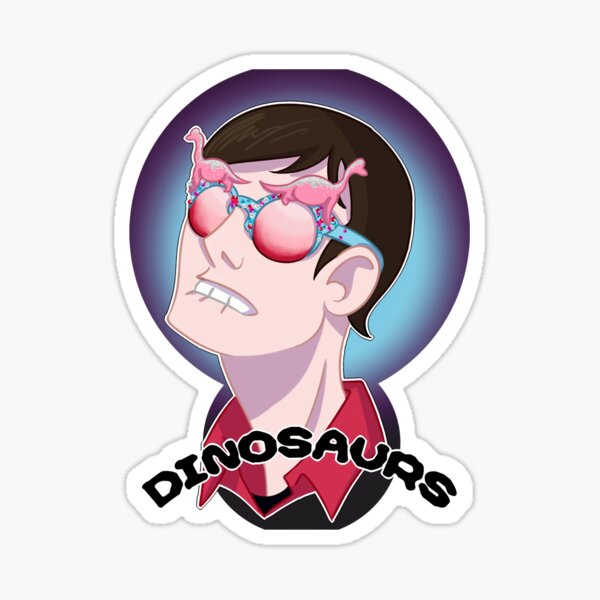 "Gg - Ross - Dinosaurs" Sticker for Sale by LeeHarper | Redbubble