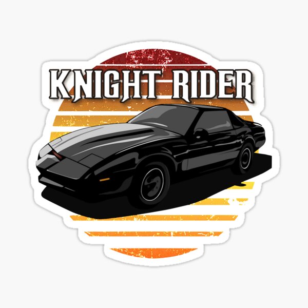 "Knight rider kitt" Sticker by AnnaSinclair1 | Redbubble