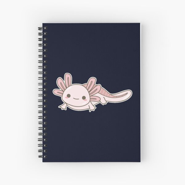 "axolotls | Axolotl Essentials | axolotl lovers" Spiral Notebook for ...