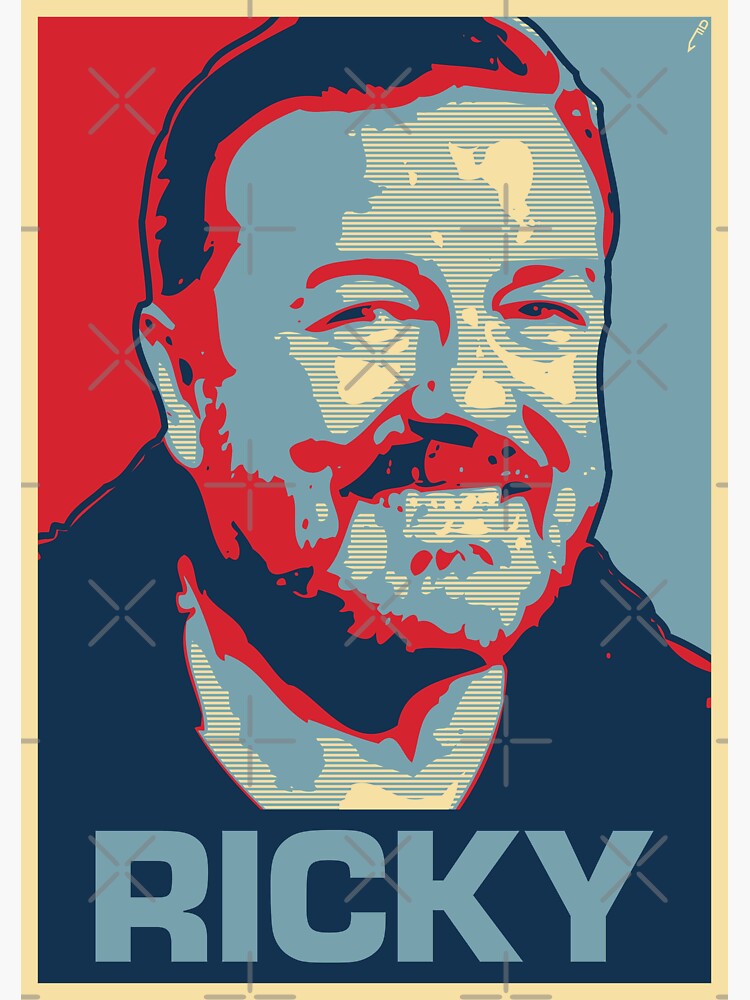 "Ricky" Sticker for Sale by DAFTFISH | Redbubble