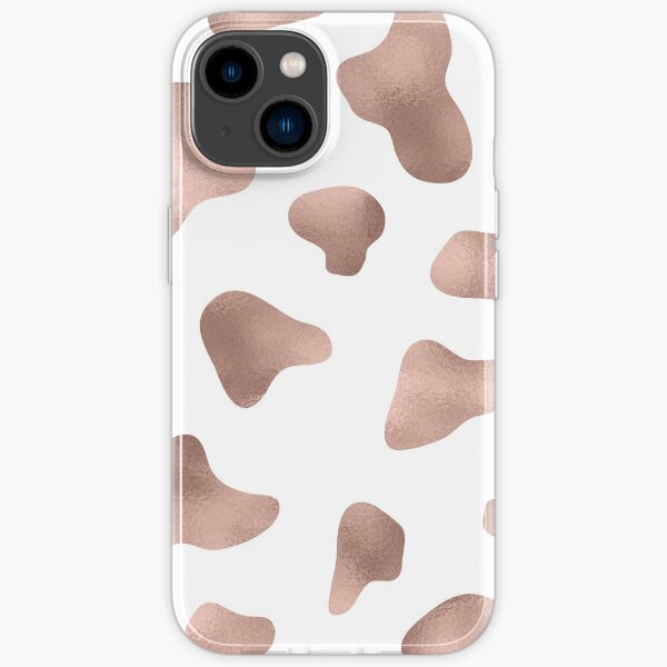 "Rose gold cow print" iPhone Case for Sale by peggieprints | Redbubble