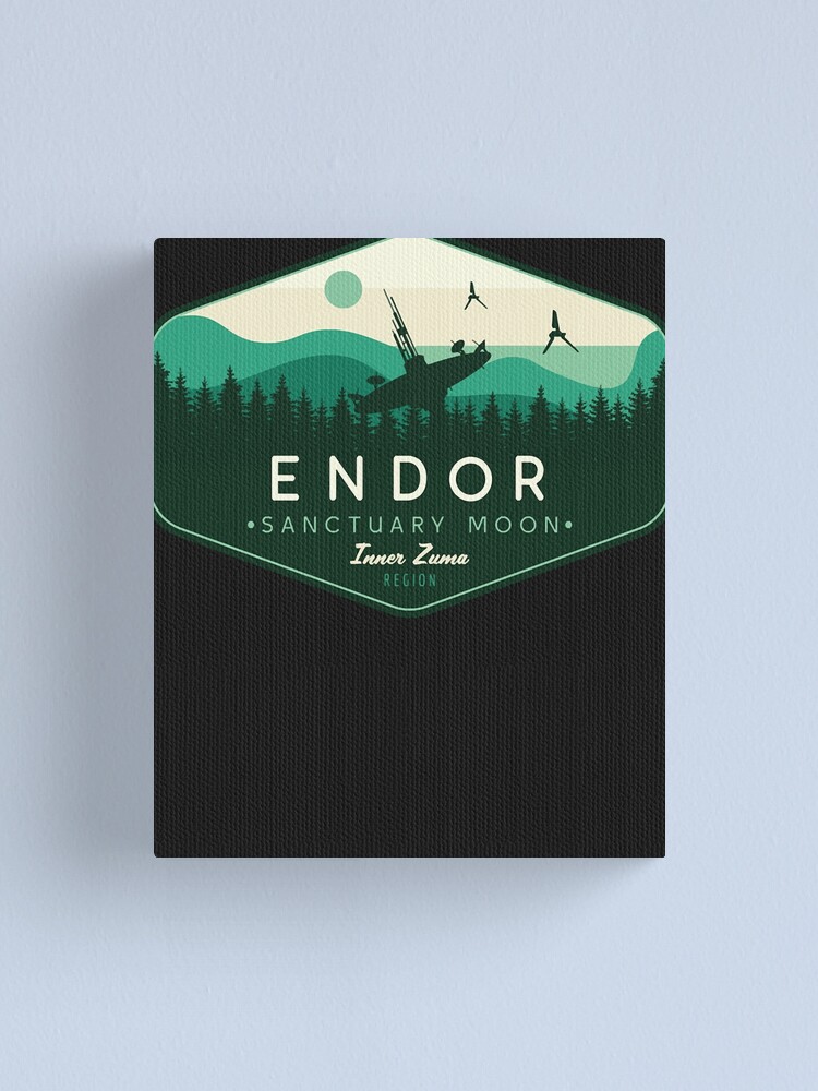 "Endor sanctuary moon inner zuma region active t shirt" Canvas Print ...