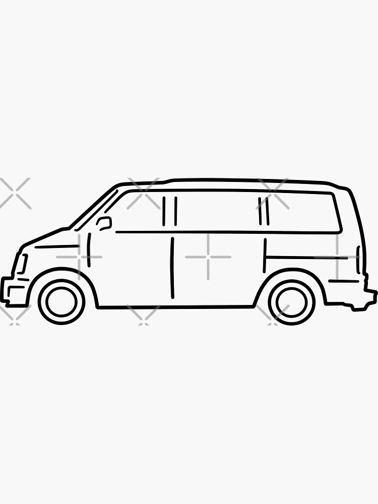 "Chevrolet Astro" Sticker for Sale by AutoClub | Redbubble