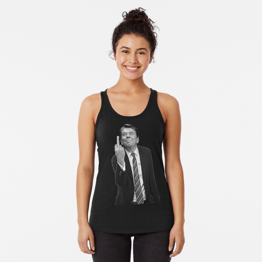 "Ronald Reagan Middle Finger" Sticker for Sale by LibertyManiacs ...