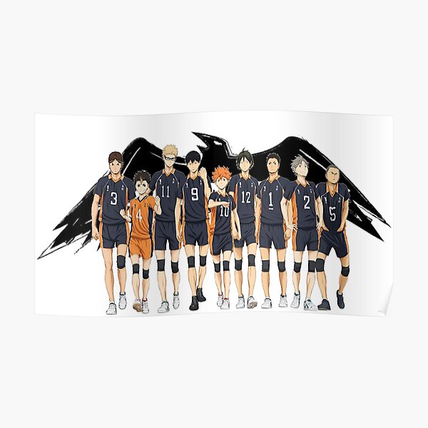 "Team Karasuno" Poster von adienputria | Redbubble
