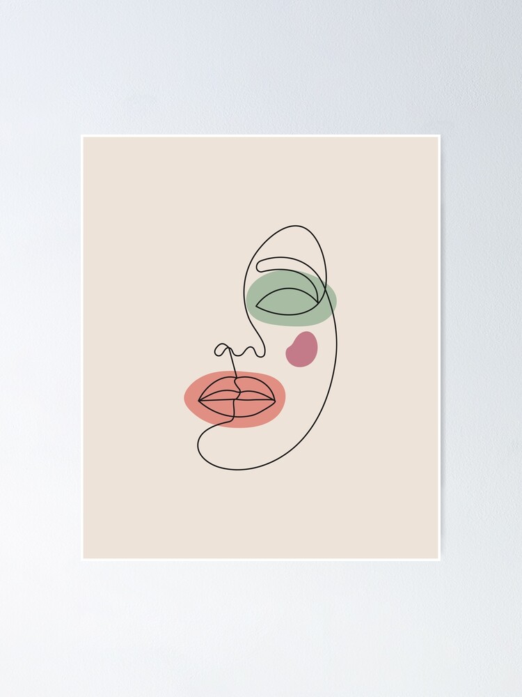 "Minimal aesthetic line art design" Poster for Sale by NSimplicity ...