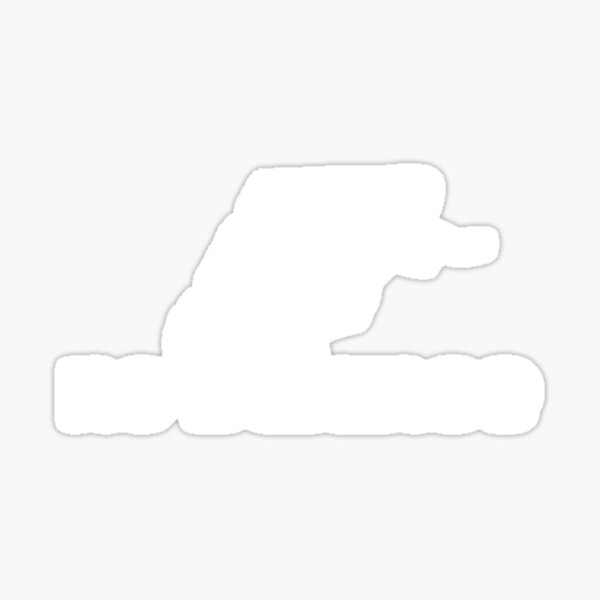 "No balance white logo" Sticker by DarrenGuffey | Redbubble