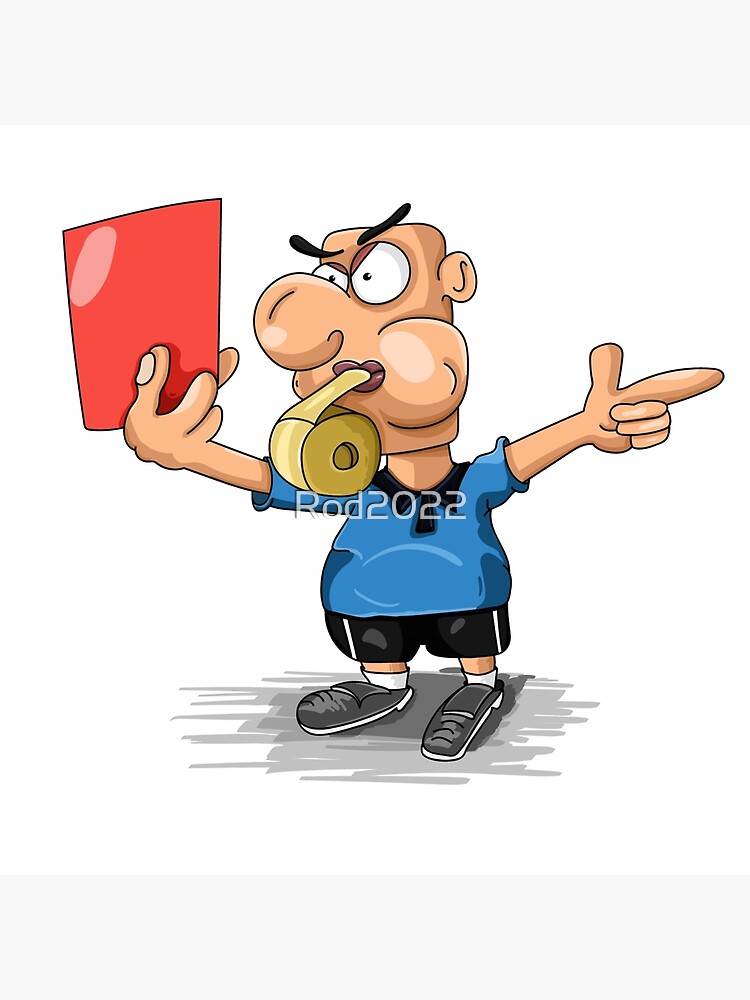 "Judge, Football, Red Card, The Referee, Sports" Poster for Sale by ...