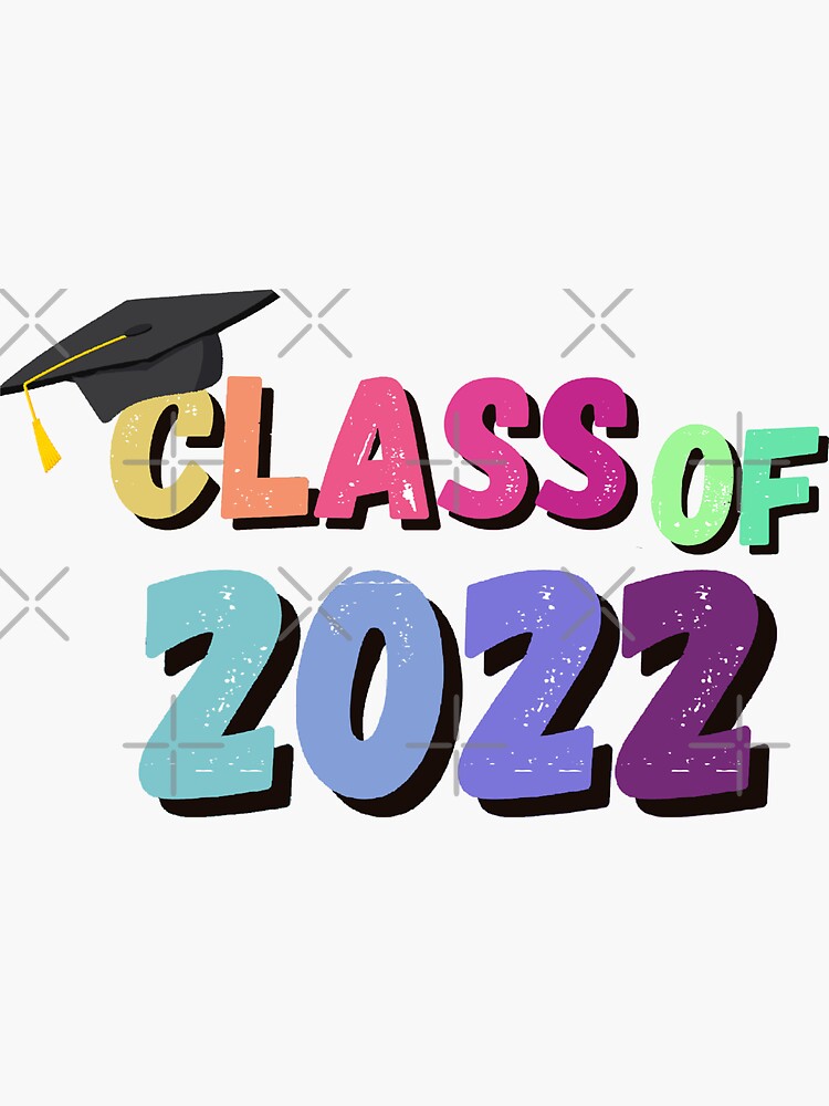 "Class of 2022" Sticker for Sale by SunBearBooks | Redbubble