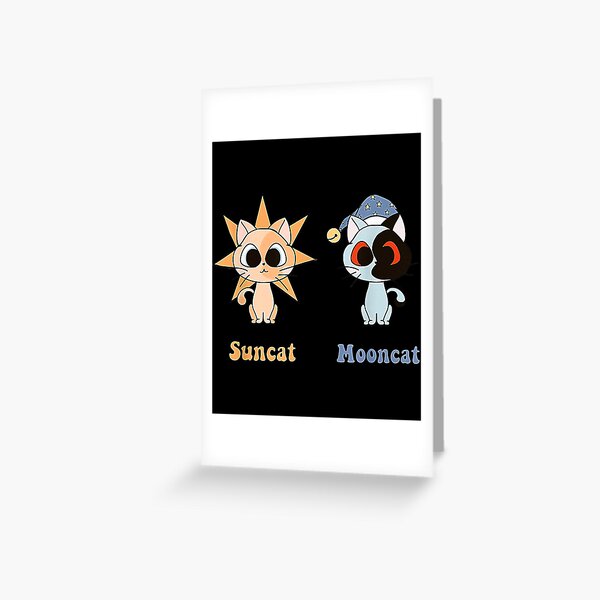 "Moondrop and Sundrop as Fnaf Security Breach cats" Greeting Card by ...