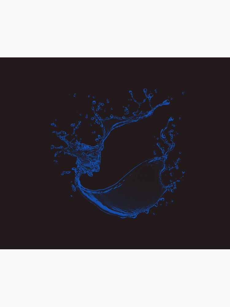 "Aesthetic Blue Sea Water Splash" Poster for Sale by Worldthings ...