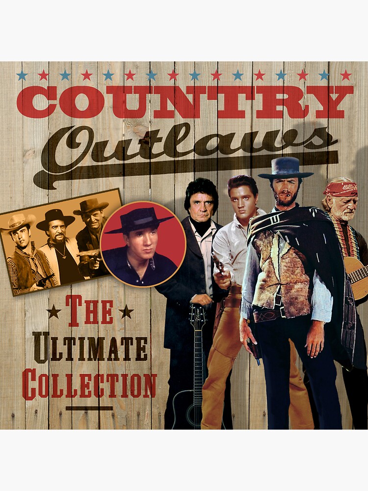 Pegatina «Country Outlaws - La colección definitiva» de TIGERDAVER ...