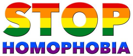 "Stop Homophobia" Poster by Thelittlelord | Redbubble