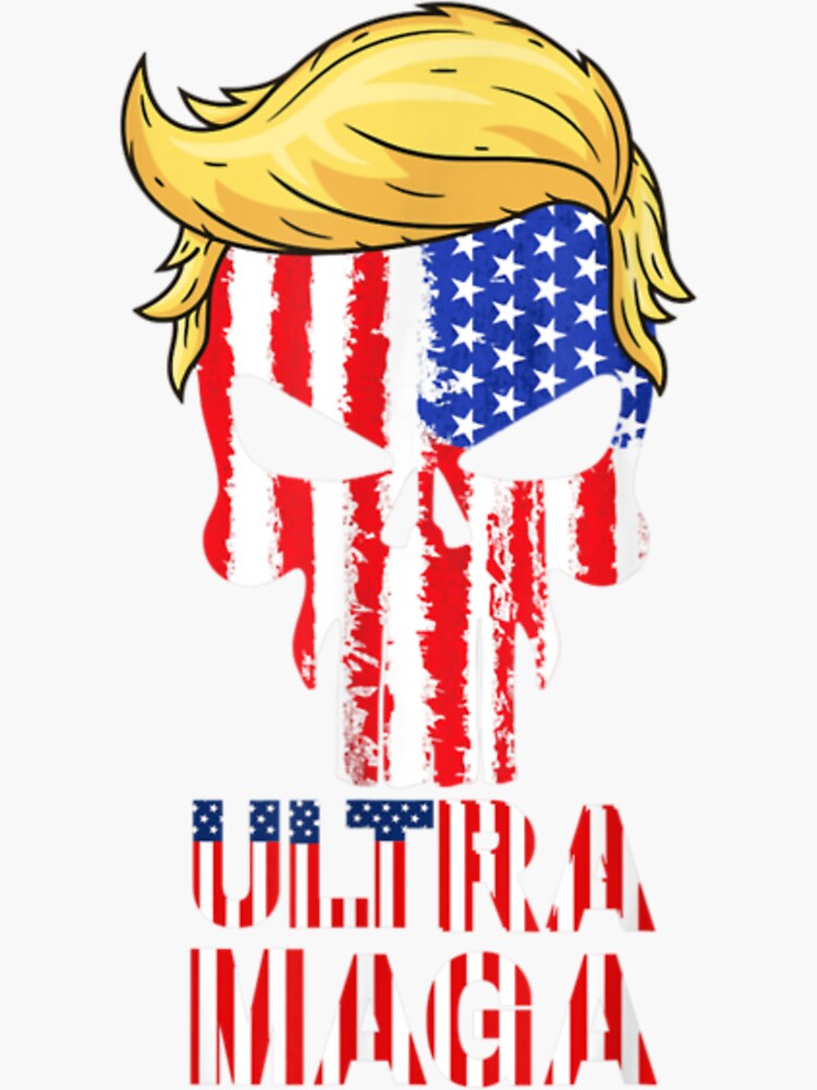 "ULTRA MAGA" Sticker for Sale by omarbentoutah | Redbubble