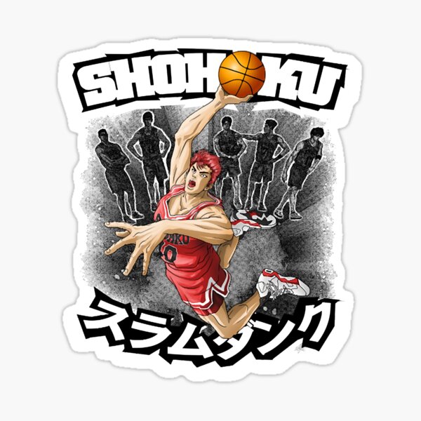 "Shohoku Slam Dunk " Sticker for Sale by JulianRowell | Redbubble