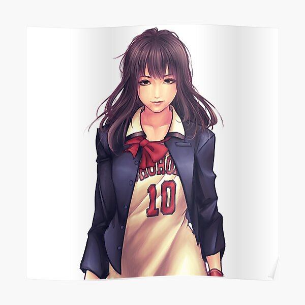 "Slam Dunk Akagi Haruko " Poster for Sale by JulianRowell | Redbubble