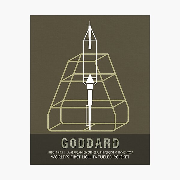 "Science Posters - Robert.H.Goddard - Engineer, Physicist, Inventor ...