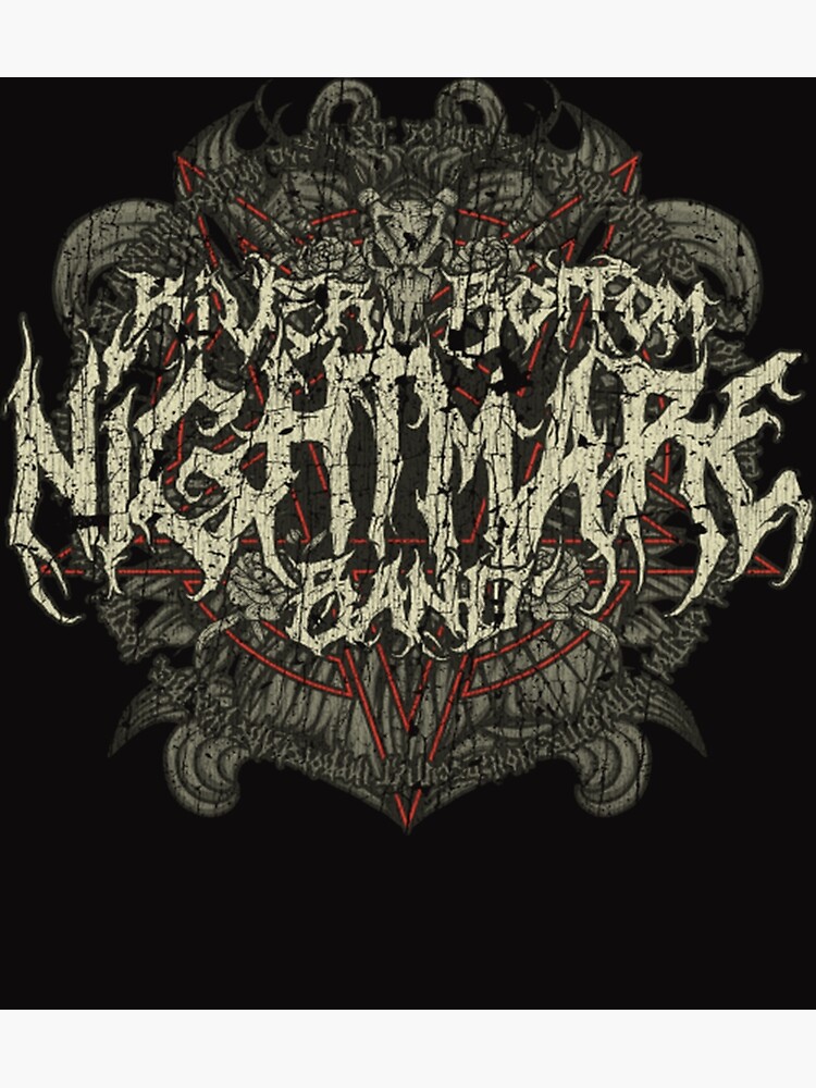 "Riverbottom Nightmare Band T-Shirt" Poster for Sale by MonikaLundgren ...