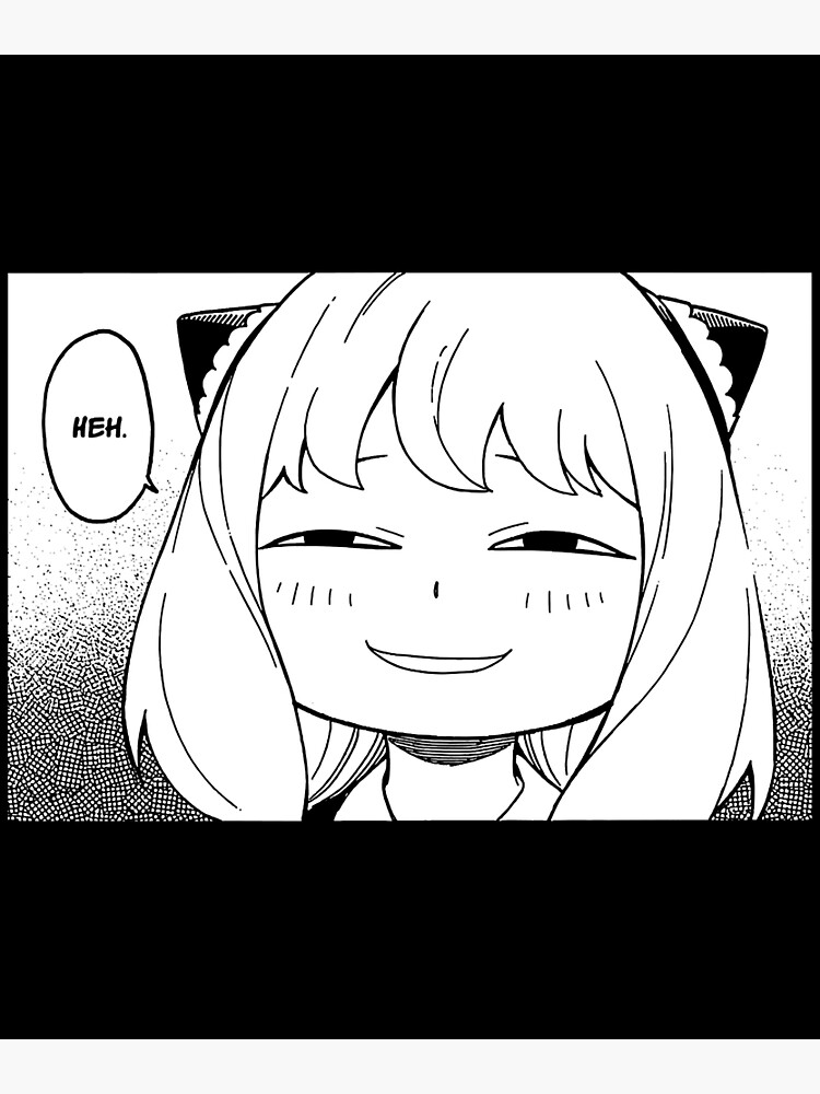 "SPY x FAMILY - Anya Heh Sticker" Poster for Sale by AniliLuis | Redbubble