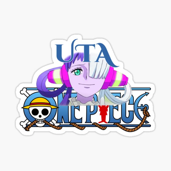 "Uta One Piece a Uta One Piece a Uta One Piece" Sticker by LunaMosciski ...