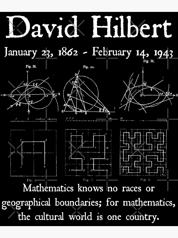 "David Hilbert Math Knows no Race or Boundaries Mathematics Quote ...