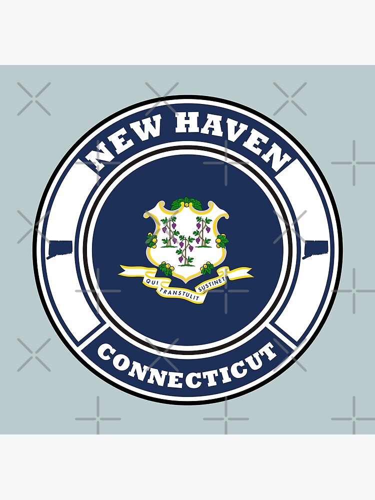 "New Haven Connecticut flag" Poster for Sale by SoulSafe | Redbubble