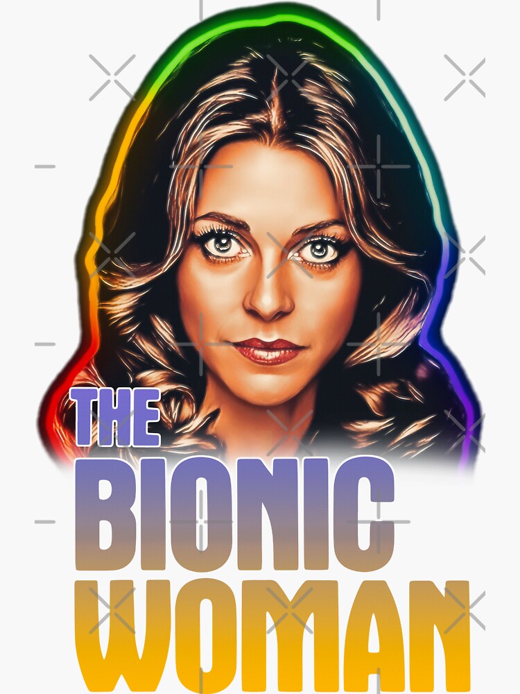 "Bionic Woman - Science fiction" Sticker for Sale by DARKSPOOKY | Redbubble