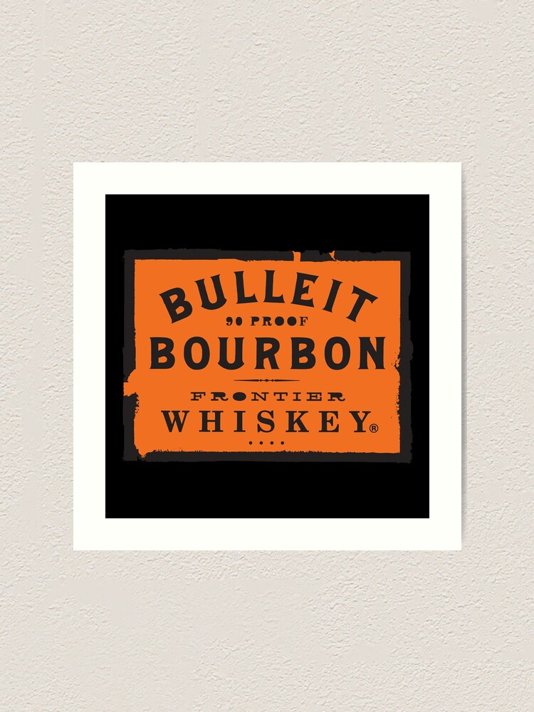 "bulleit bourbo Label Whiskey logo bier logo brand!" Art Print for Sale ...
