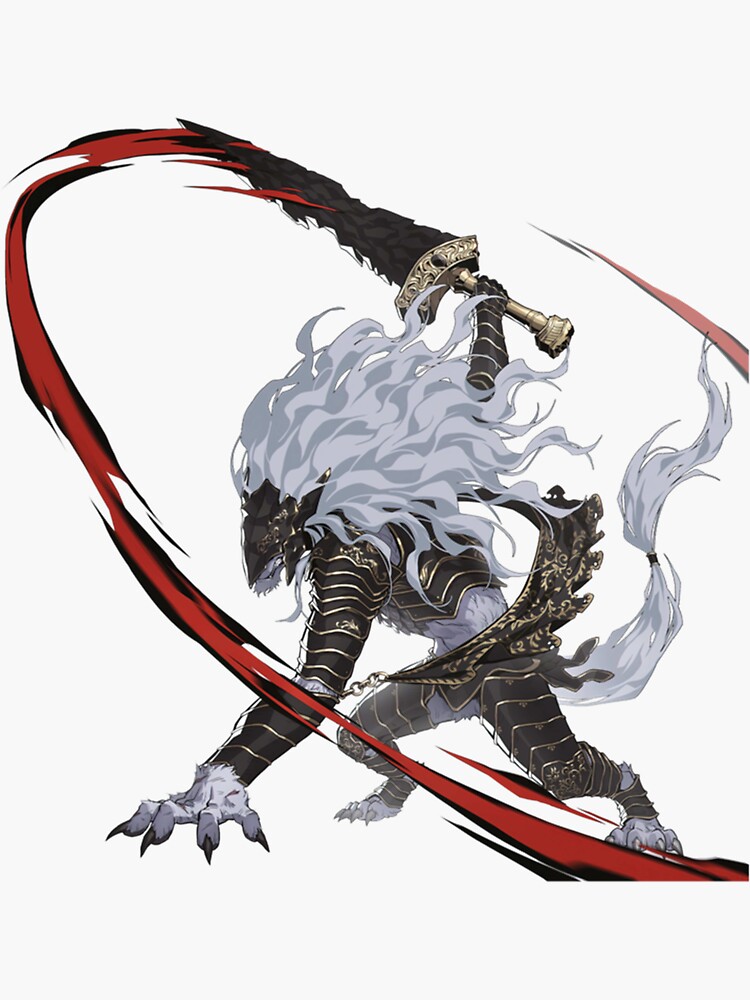 "blaidd elden ring " Sticker for Sale by Zelenkistore | Redbubble