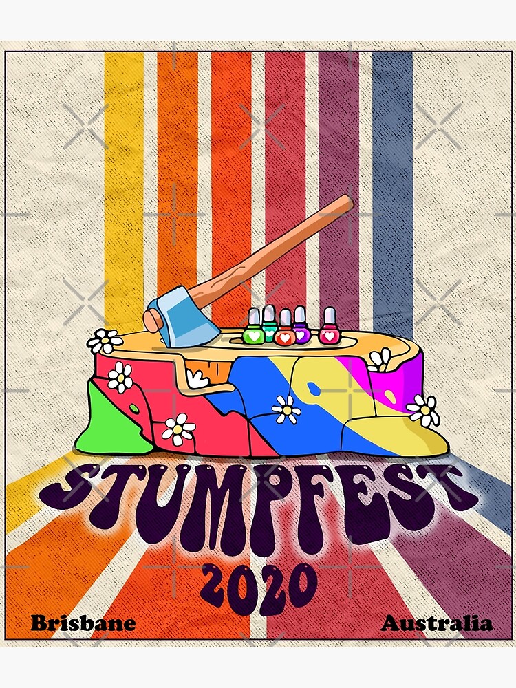 "Bluey Stumpfest Festival 2020" Poster for Sale by Gumshoe-Studio ...
