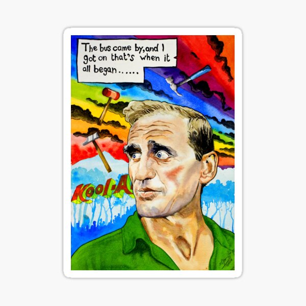 "Cowboy Neal" Sticker for Sale by threefishes | Redbubble