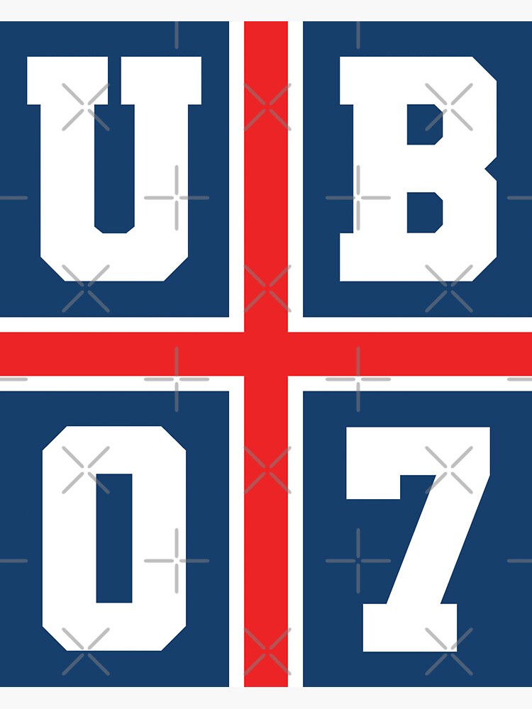 "UB07" Sticker for Sale by Footmagz | Redbubble