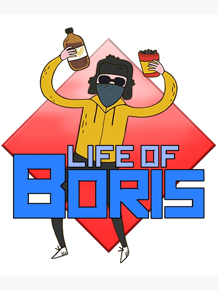 "UNIQUE - Life of Boris Logo " Art Print for Sale by SiennadTucker ...
