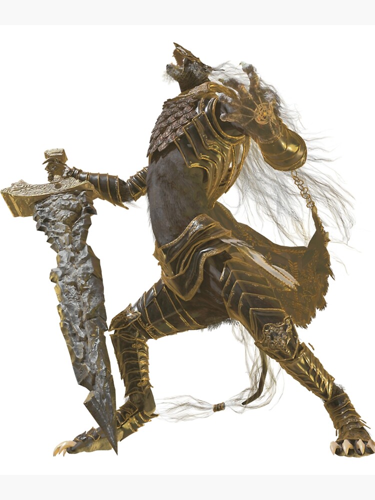 "Elden-Ring-Boss Maliketh, die Schwarze Klinge" Fotodruck von ...