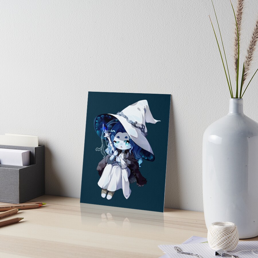 "Elden Ring Cute Chibi Ranni " Art Board Print by Zelenkistore | Redbubble
