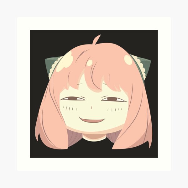 "Anya Meme face" Art Print for Sale by Ayrieton | Redbubble