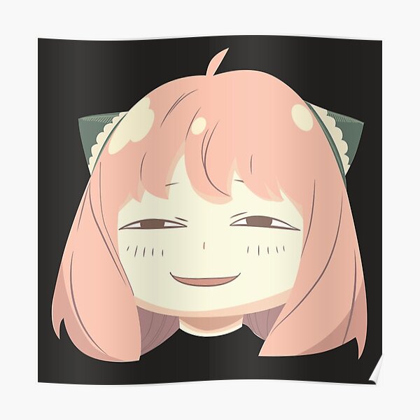 "Anya Meme face" Poster for Sale by Ayrieton | Redbubble
