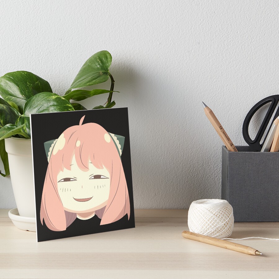 "Anya Meme face" Art Board Print by Ayrieton | Redbubble