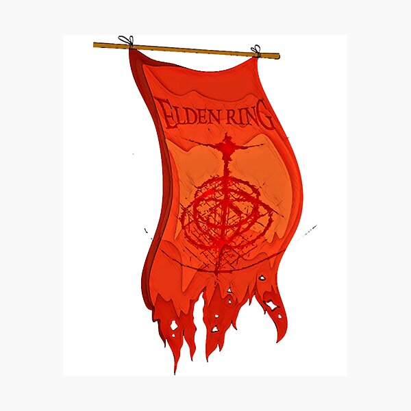 "Elden Ring Fire Flag " Photographic Print for Sale by Zelenkistore ...