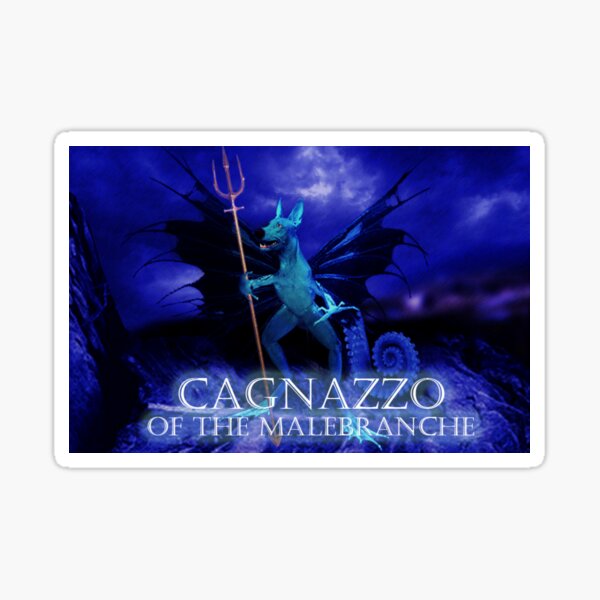 "Cagnazzo of the Malebranche - Dante's Inferno" Sticker for Sale by ...