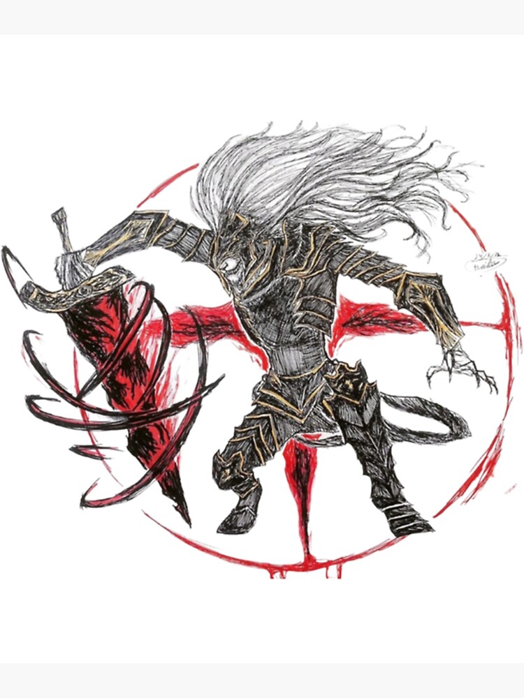 "Elden Ring Maliketh " Art Print for Sale by Zelenkistore | Redbubble