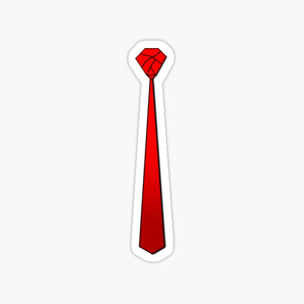 "Red Tie" Sticker for Sale by TomasDesign | Redbubble