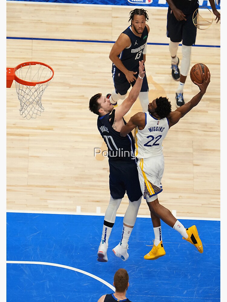 "Andrew Wiggins dunk" Sticker by Powliny | Redbubble